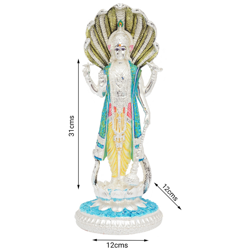 Silver Coated Vishnu Murthy